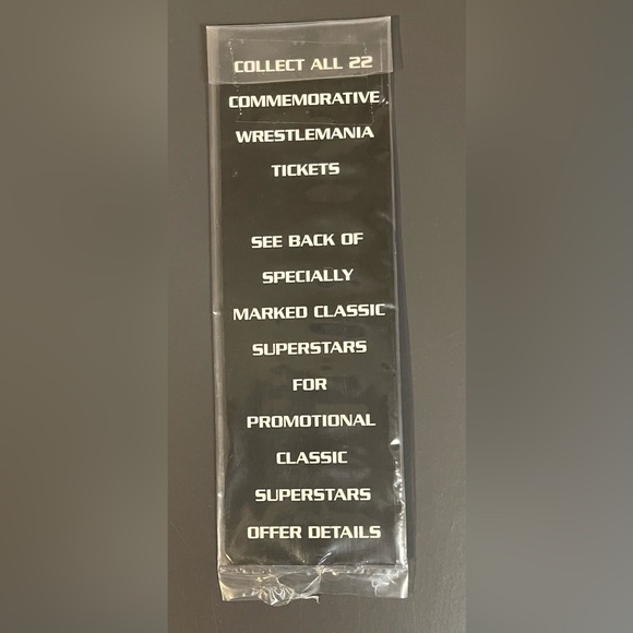 WWE | Toys | Wrestlemania 22 Ticket Bookmarks | Poshmark